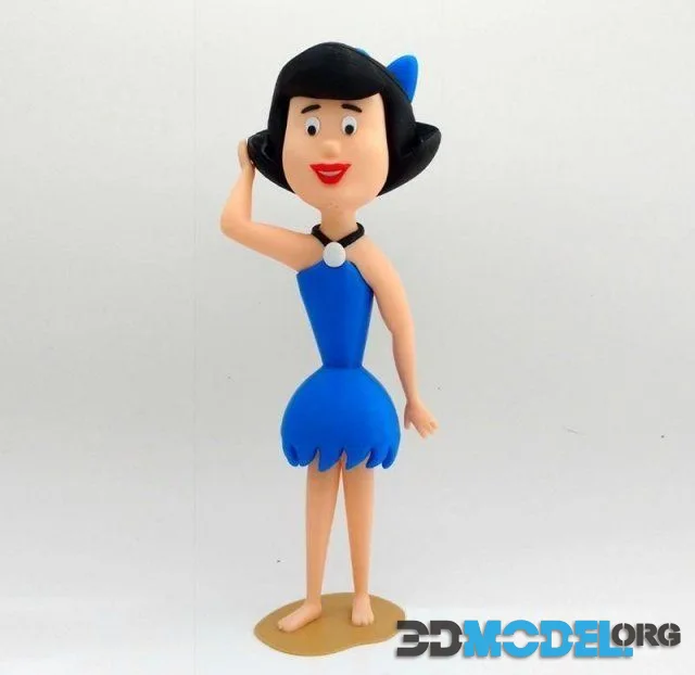 3D Model – Betty Rubble