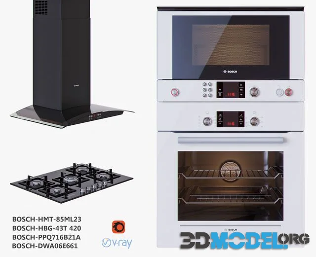 3D Model – Bosch set