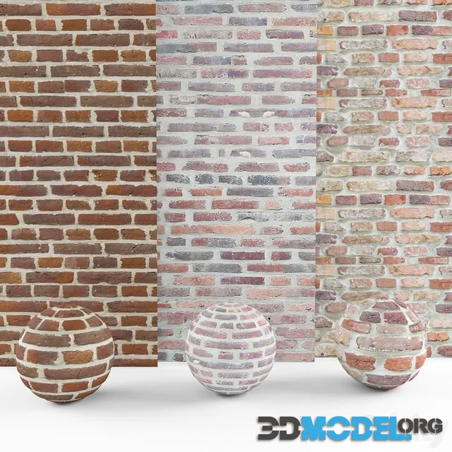 3D Model – Brick wall