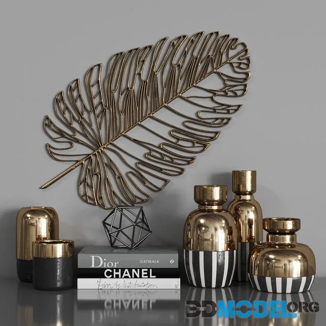 3D Model – Decor set