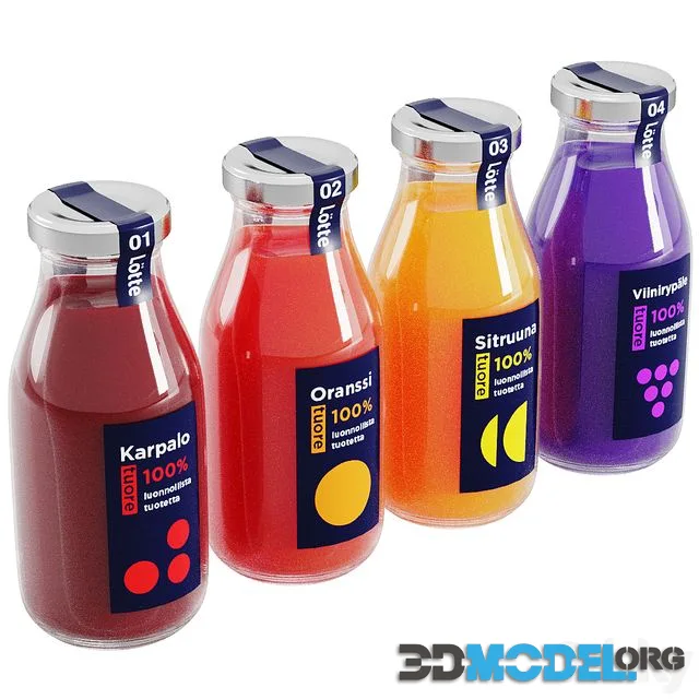 3D Model – Juice lotte