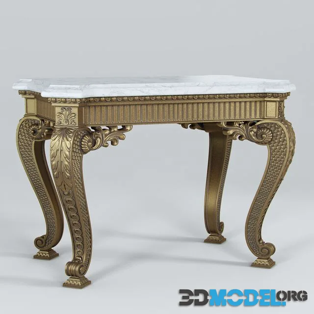 3D Model – Oak table