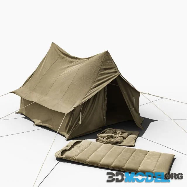 3D Model – OLD TENT