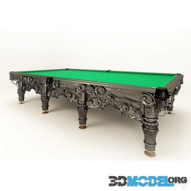 3D Model – Pool table
