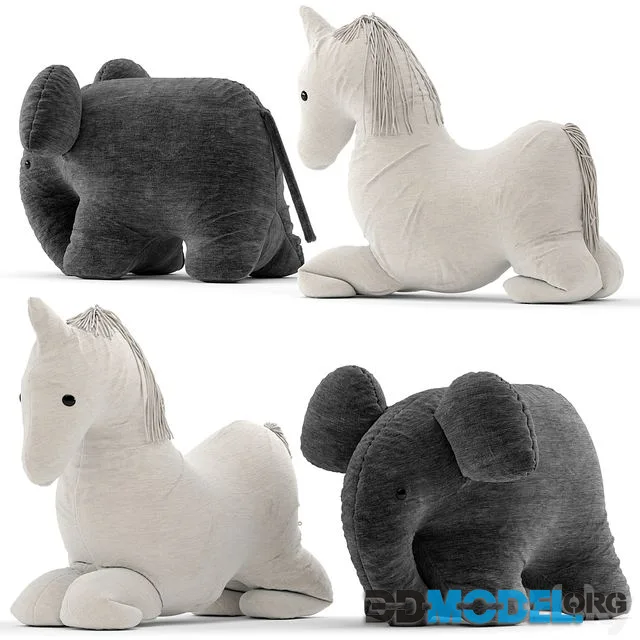 3D Model – Soft plush toys