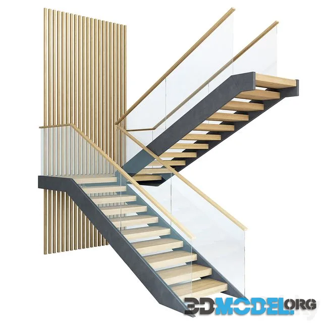 3D Model – Staircase 009