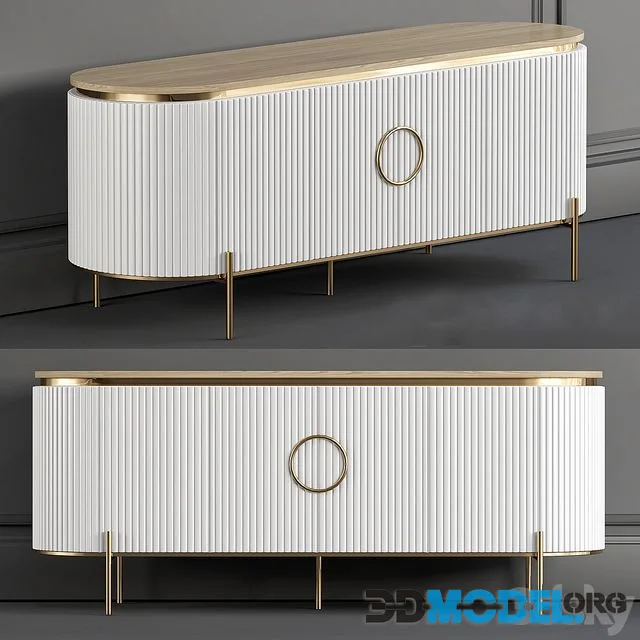 3D Model – Tesla gold