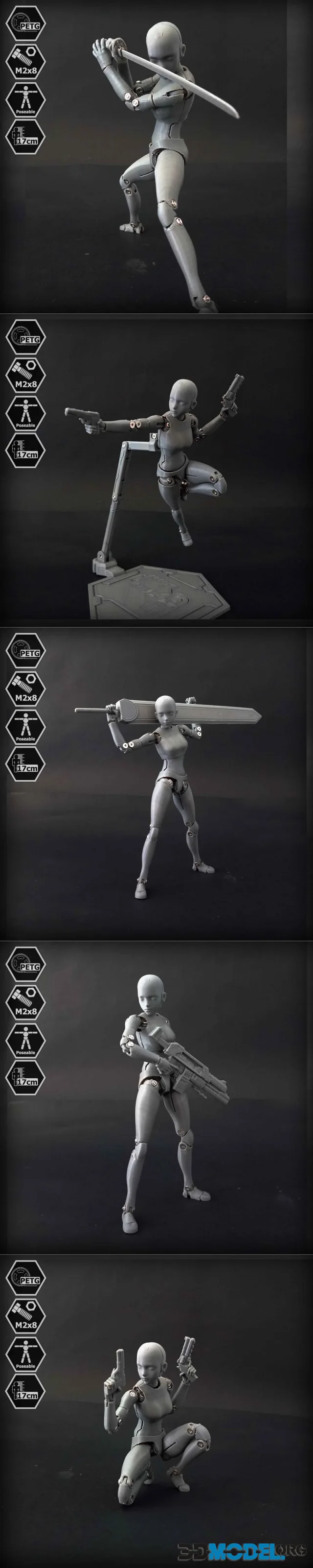 3D Model – E.V.A 01 – Printable