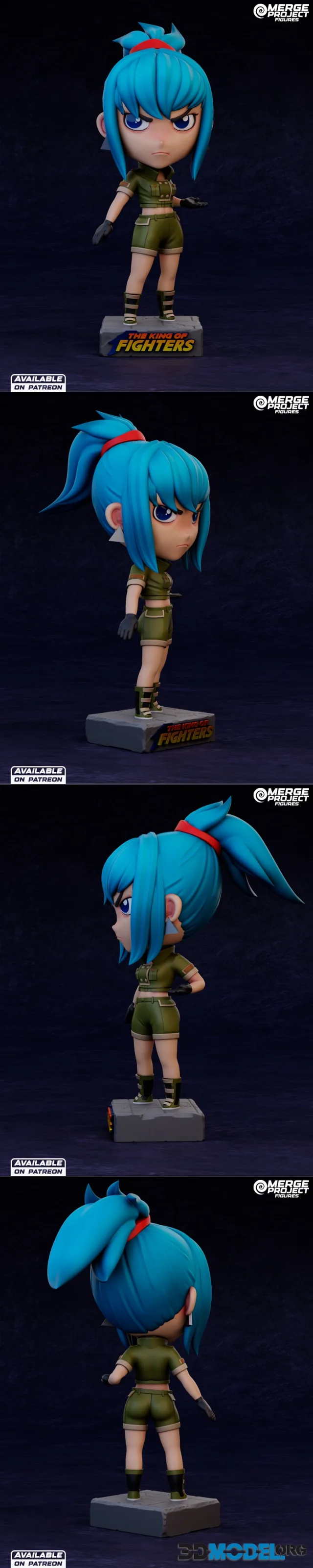 3D Model – Leona KOF – Printable
