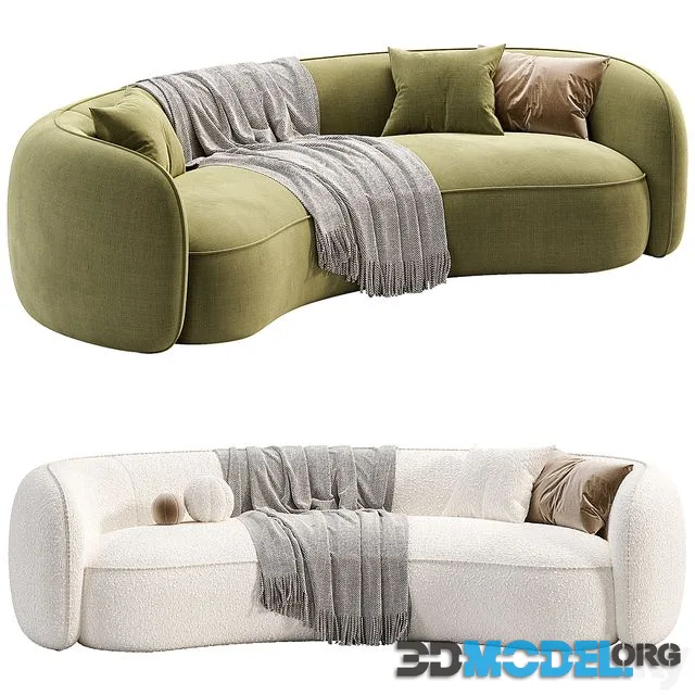 3D Model – 3Sitzer Larna