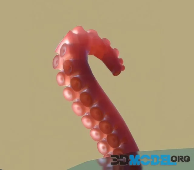 3D Model – Animated Tentacle
