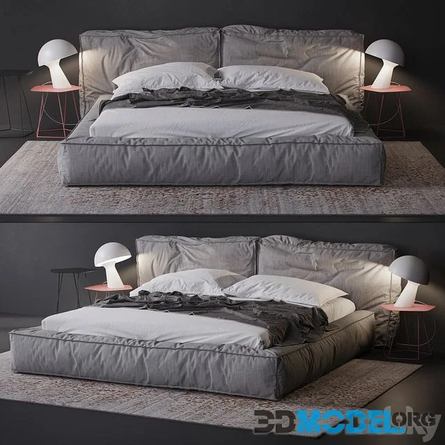 3D Model – bonaldo fluff bed