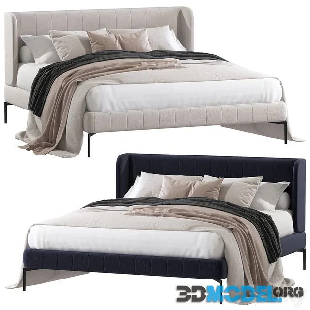 3D Model – Double bed 89