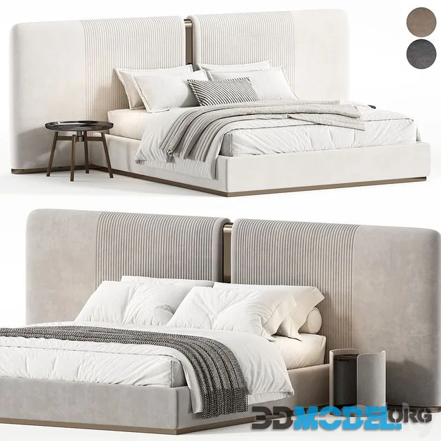 3D Model – Double bed Vogue