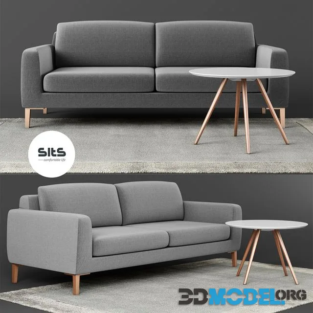 3D Model – Malin, sofa