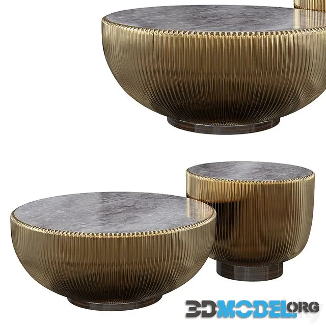 3D Model – RH Side Table