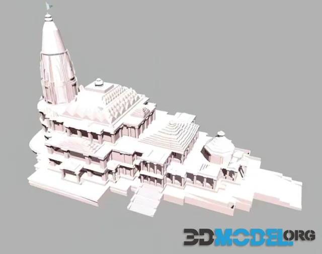 3D Model – Shree Ram Mandir