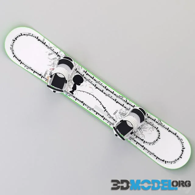 3D Model – Snowbord