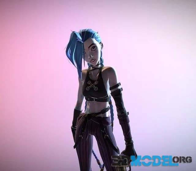 3D Model – Arcane Jinx (PBR)