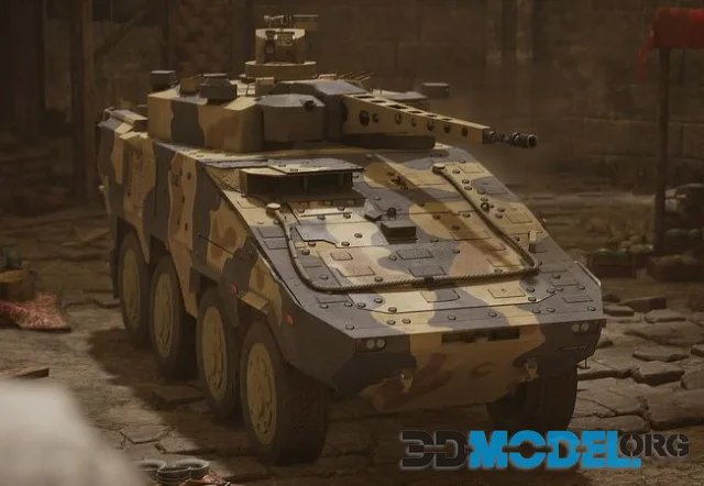 3D Model – Boxer CRV (PBR)