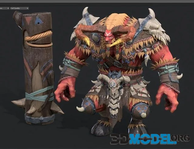 3D Model – Cow demon (PBR)