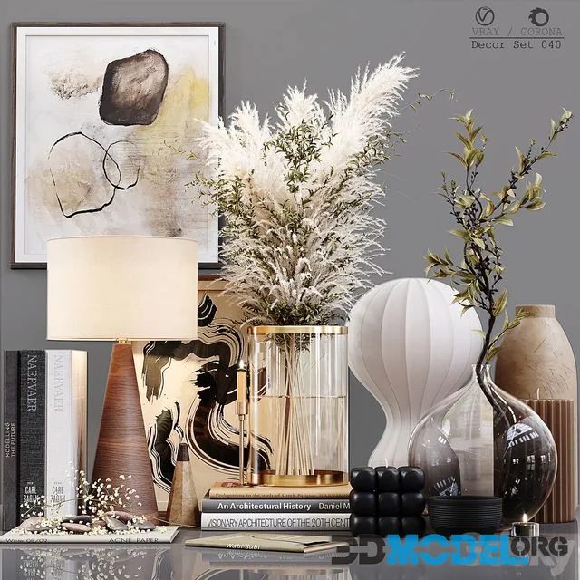 3D Model – Decor Set 040