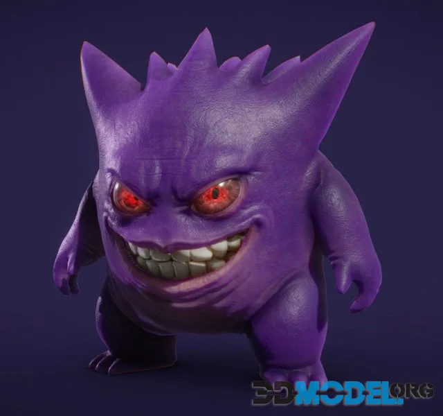 3D Model – Gengar (PBR)