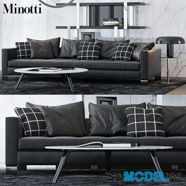 3D Model – Minotti Set 12