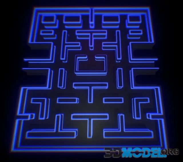3D Model – Pacman Map
