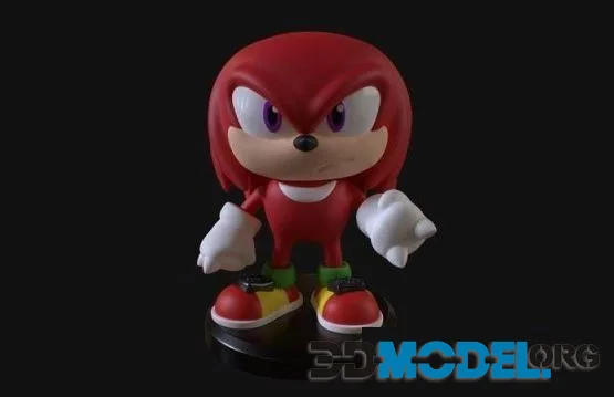 3D Model – PlaKit Sonic Knuckles