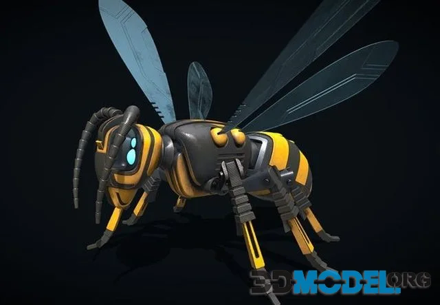 3D Model – Robo Wasp (PBR)