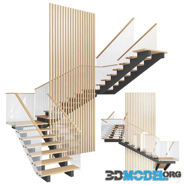 3D Model – Staircase 011