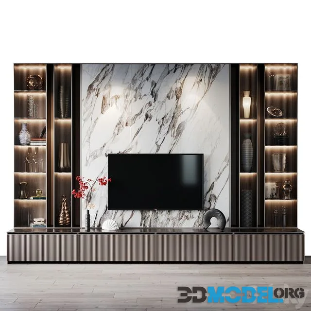 3D Model – Tv set 215
