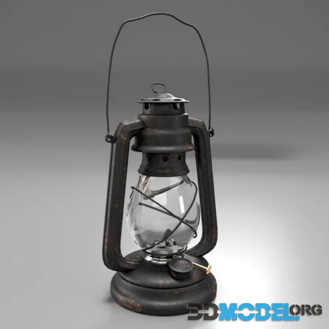3D Model – Oil Lamp