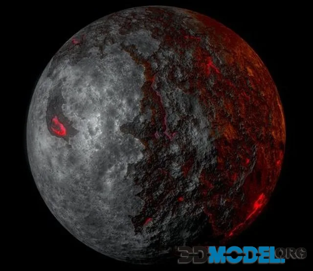 3D Model – Black Magma