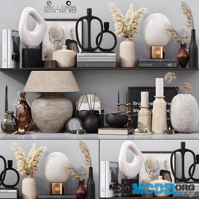 3D Model – Decor Set 023