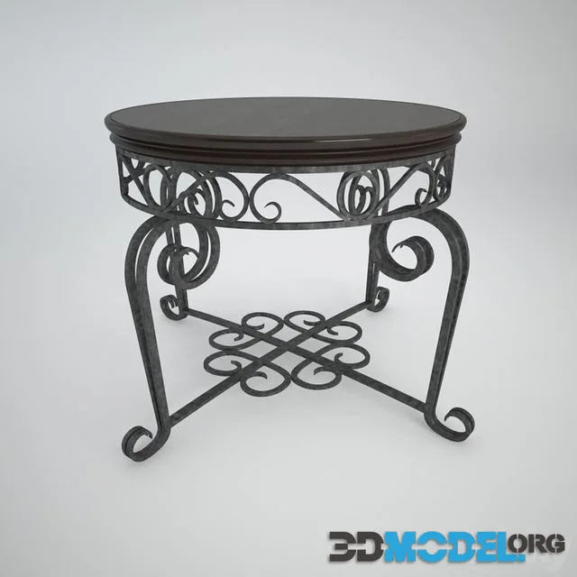 3D Model – Forged table
