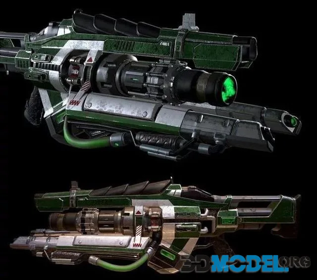 3D Model – Link Gun (PBR)