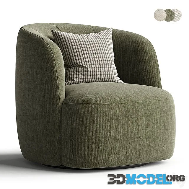 3D Model – Manic Armchair