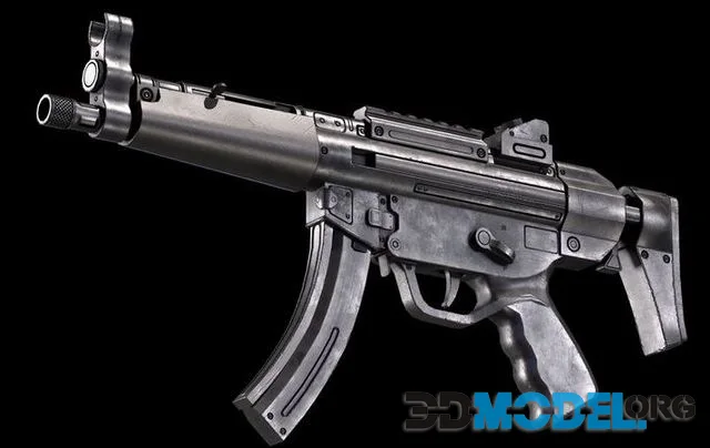 3D Model – MP5 SMG (PBR)