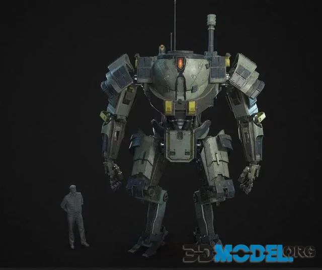 3D Model – Siege BOT (PBR)