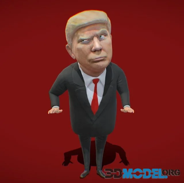 3D Model – Trump (PBR)