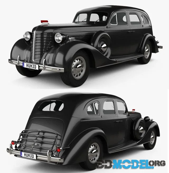 3D Model – ZIS 101A 1939