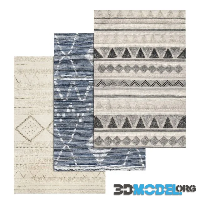 3D Model – Carpets Set 1476