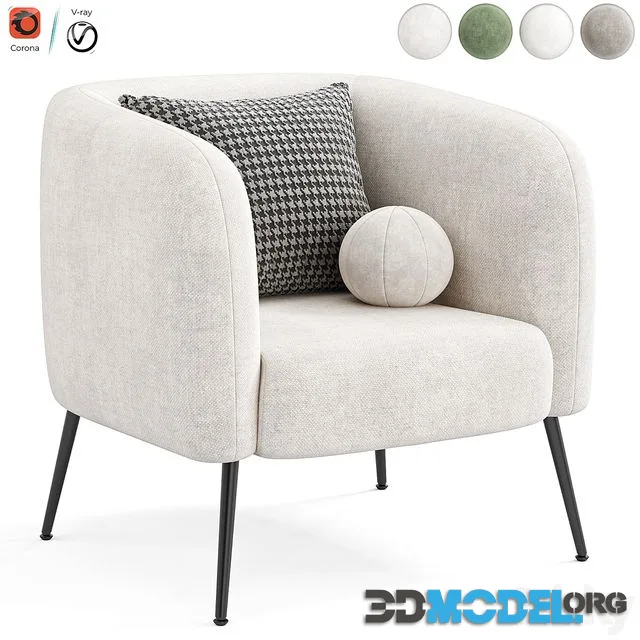 3D Model – DAVI Armchair