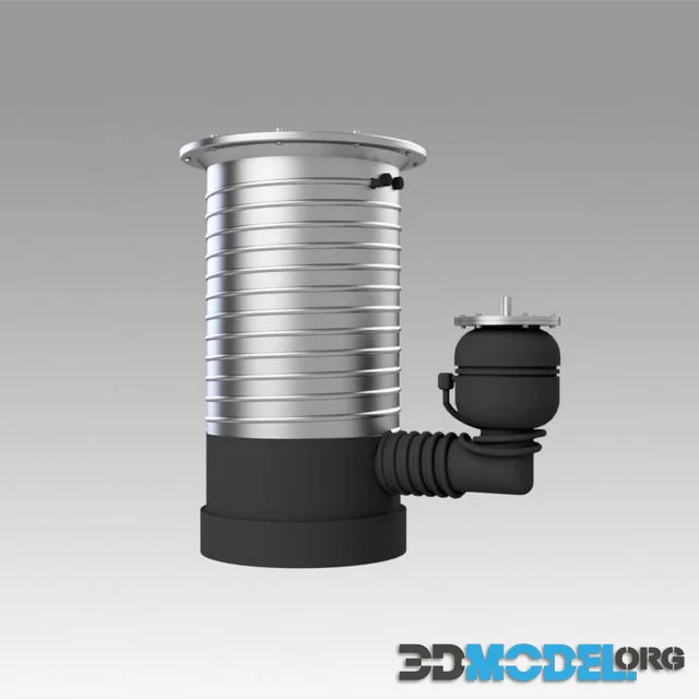 3D Model – Diffusion vacuum pump
