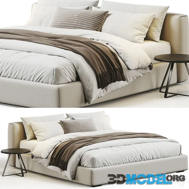 3D Model – Flexform Asolo Bed