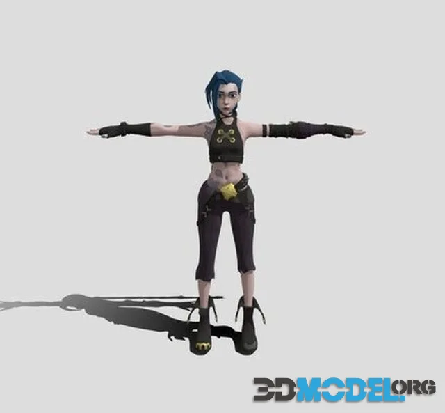 3D Model – Jinx Arcane