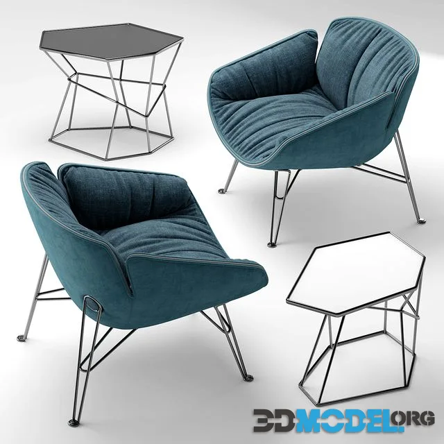 3D Model – Juno armchair