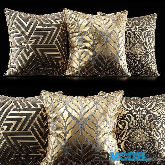 3D Model – Luxury pillows
